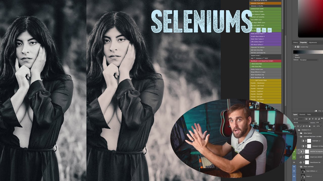 Selenium Toning Digital Photos with Emulsion 4 Actions - Part4 - YouTube