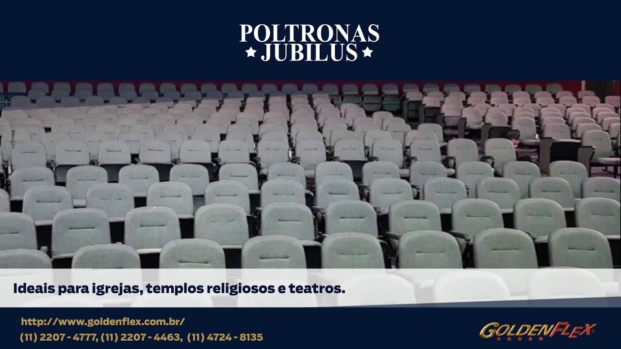 Poltronas Jubilus - GoldenFlex - YouTube