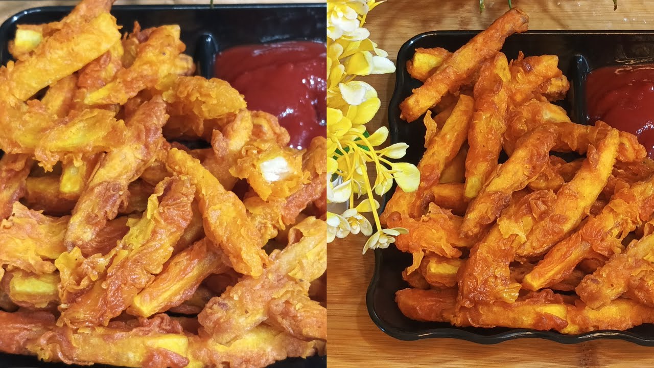 Potato Ginger French Fries Recipe 🍟 | Crispy Kfc French Fries Recipe ...