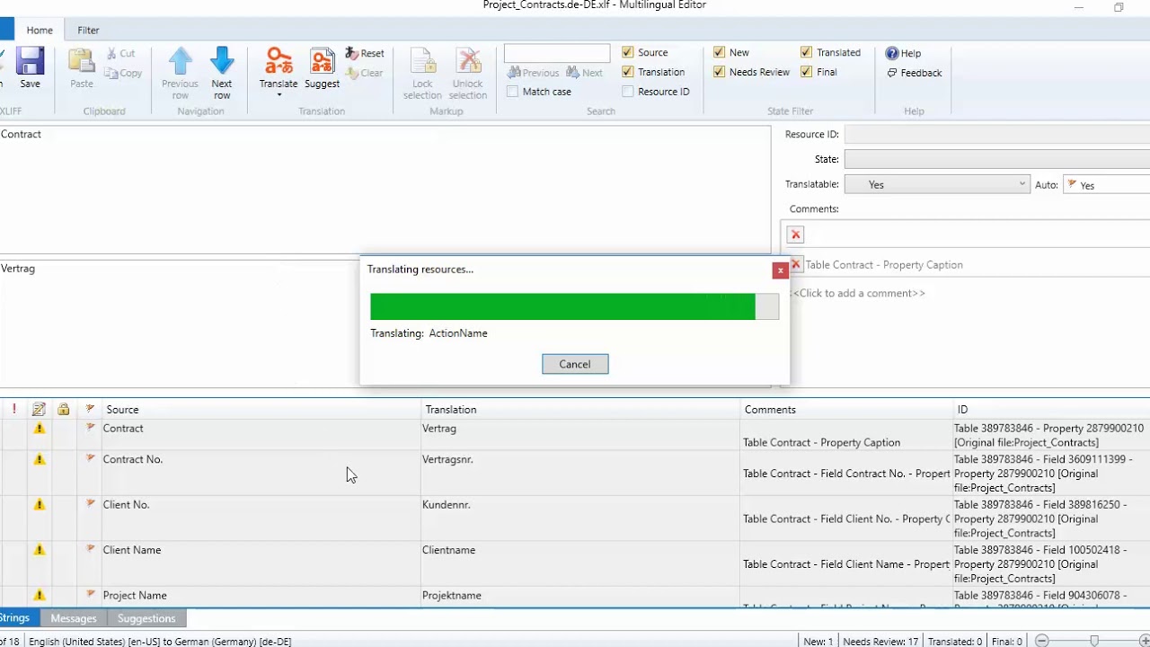 Business Central Translation Files using Azure Cognitive Service ...