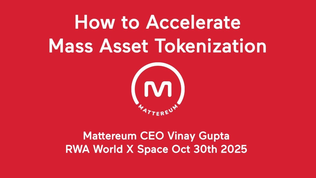 How to Accelerate Mass Asset Tokenization - YouTube
