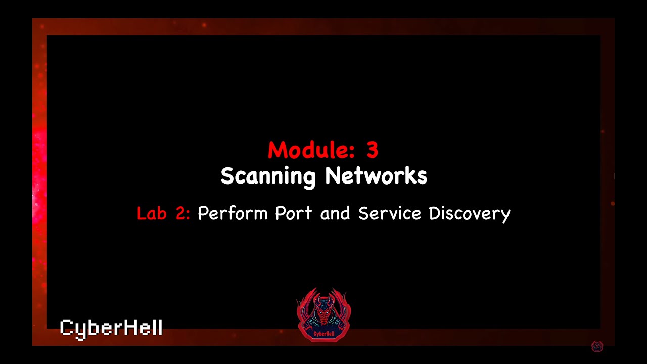 CEH Module 3 Lab 2: Perform Port and Service Discovery - YouTube