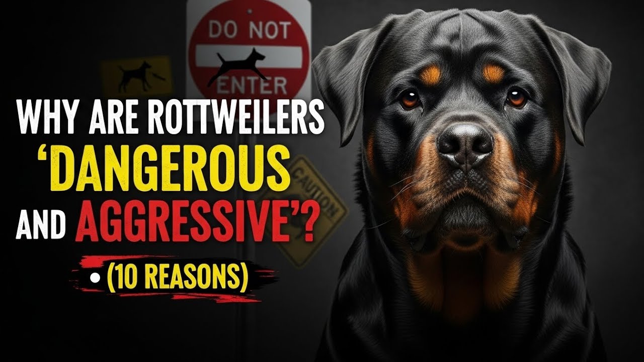🐾 Why Are Rottweilers “Dangerous and Aggressive”(10 Reasons)? ️🐶 - YouTube