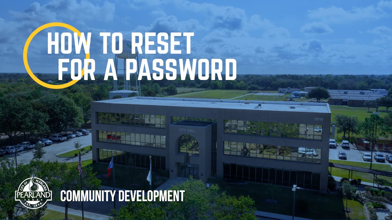 How To Reset Your Password | CityWorks - YouTube