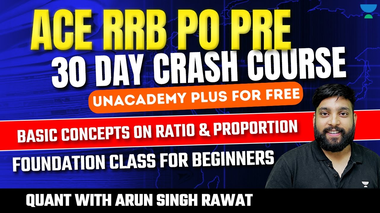 RRB PO Pre 20 Days Crash Course | Foundation Class for Beginners [Unacademy Plus for Free] - YouTube