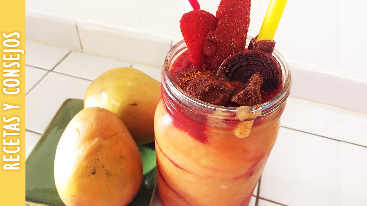 Receta: Chamoyada de Mango Natural para este Verano - Los290ss - YouTube