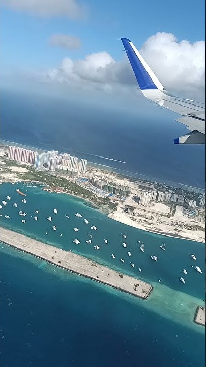 Maldives plan flying in hulhumale city ... part 2 - YouTube