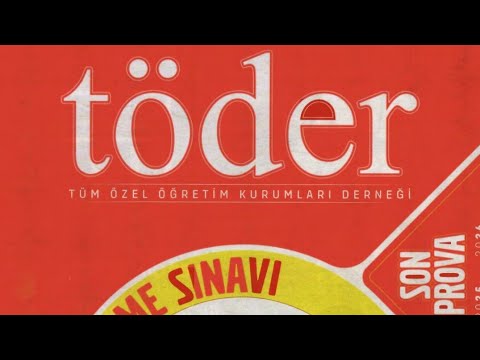 TÖDER SON PROVA AYT KİMYA ÇÖZÜMLERİ 