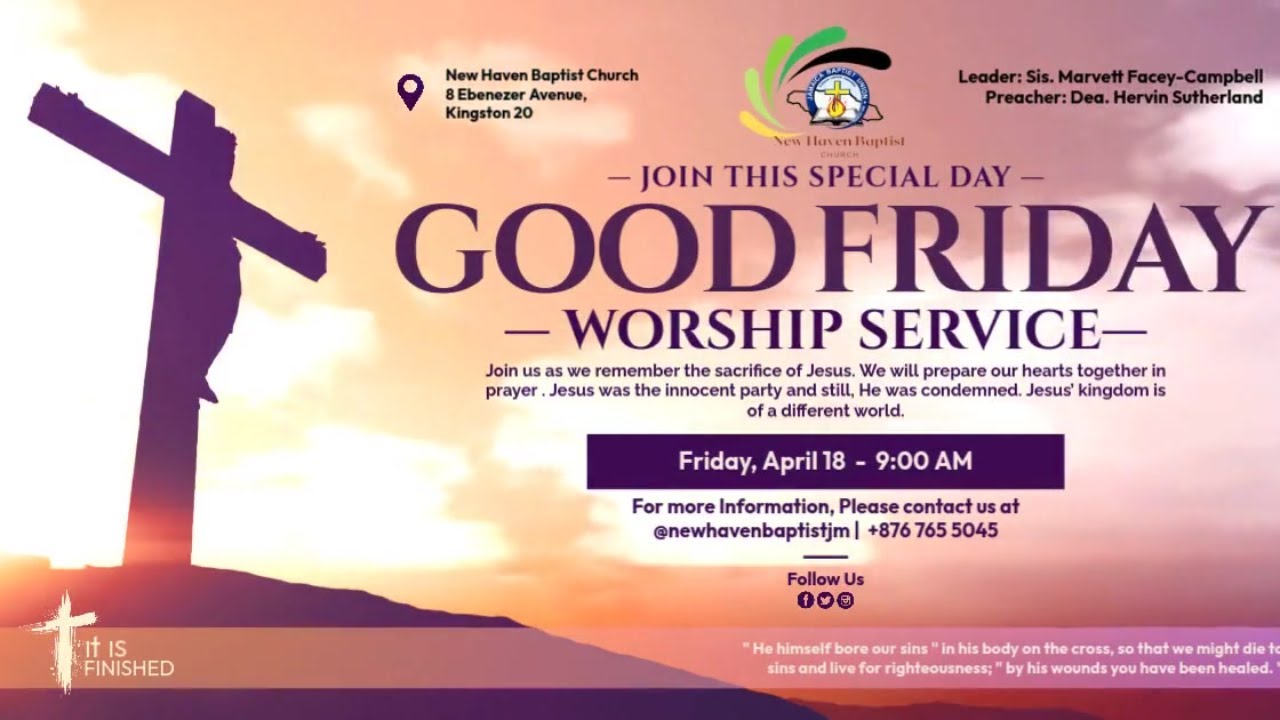Good Friday Worship Service - YouTube