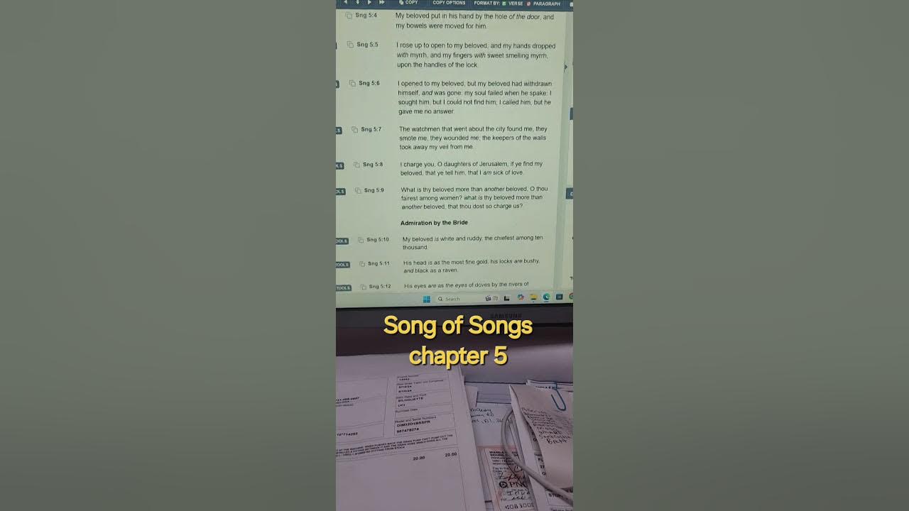 Song of Songs chapter 5 King James Version - YouTube