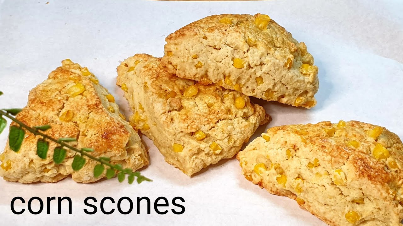 진짜 맛있는데 다이어트까지 되는 초당 옥수수 스콘 만들기 Corn scone recipe 다이어트 스콘 - YouTube