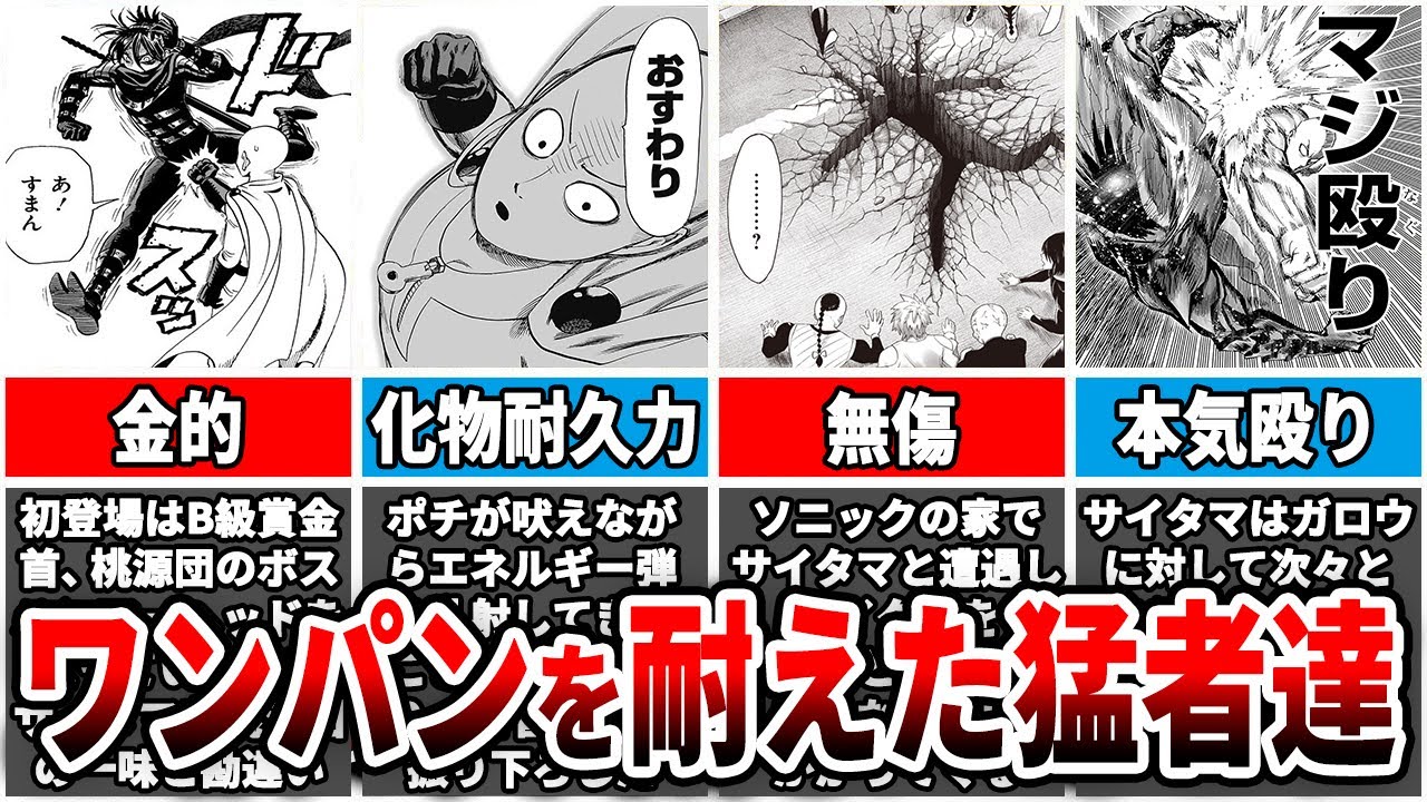 One-Punch Man: 6 Strong Characters Who Withstood Saitama's Attacks ...