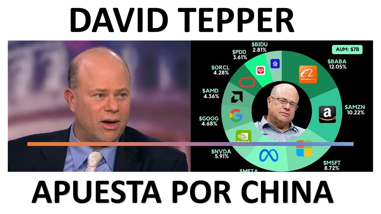 DAVID TEPPER, APUESTA POR CHINA, BABA, JD COM, PDD... - YouTube