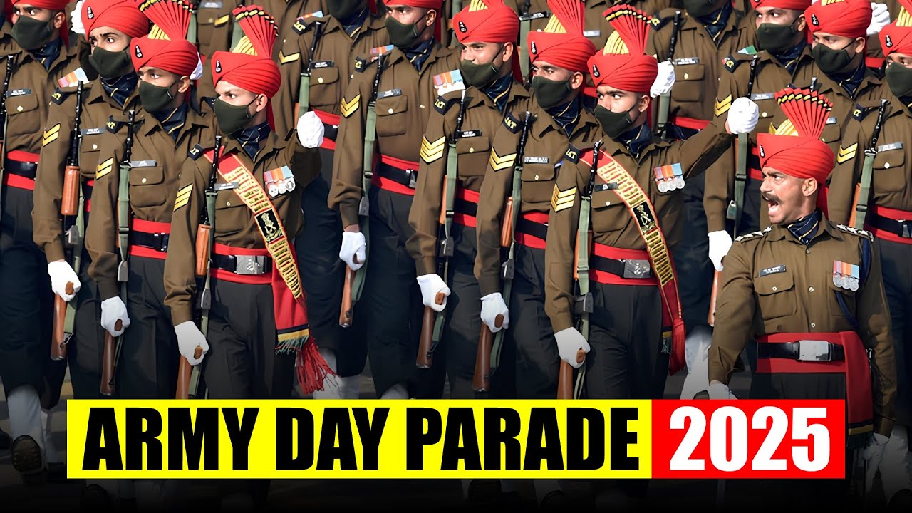 Indian Army Day Parade 2025 | Indian Army Shows Strength At 77th Army ...