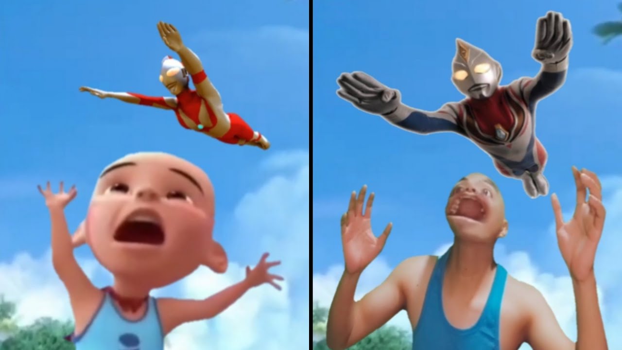 Upin Ipin Tangkap Ultraman Angsa Terbang 🤣 - YouTube