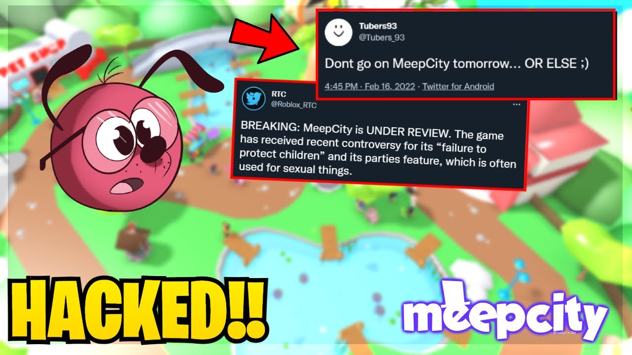 MeepCity Got HACKED Again.. 😱 Ft. Kreekcraft | Tubers93 Is Back - YouTube
