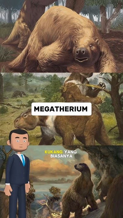 MEGATHERIUM KUKANG RAKSASA!! #edukasi #hewanbesar #animasi #faktahewan - YouTube