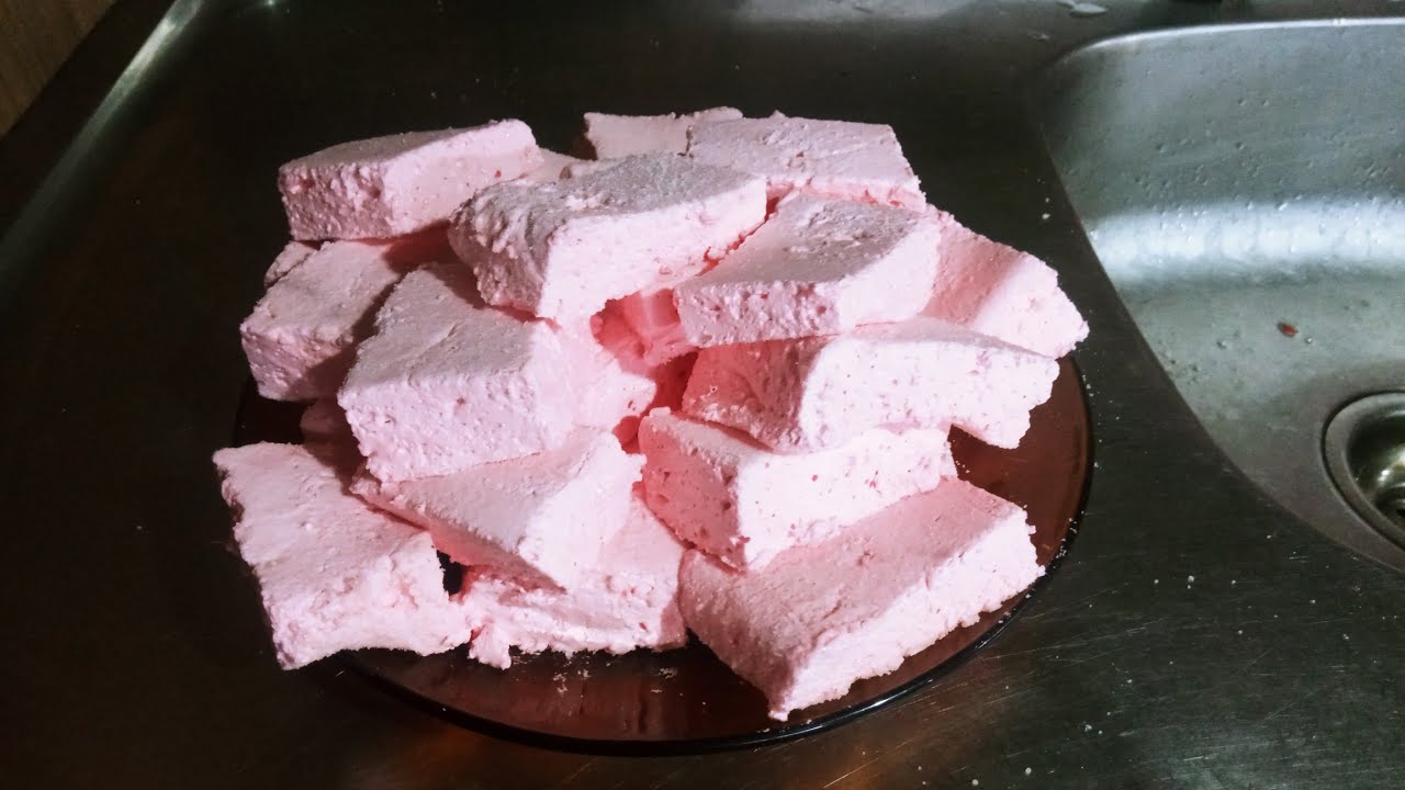 Marshmallow ou marchimelou fácil e rápido em casa - YouTube
