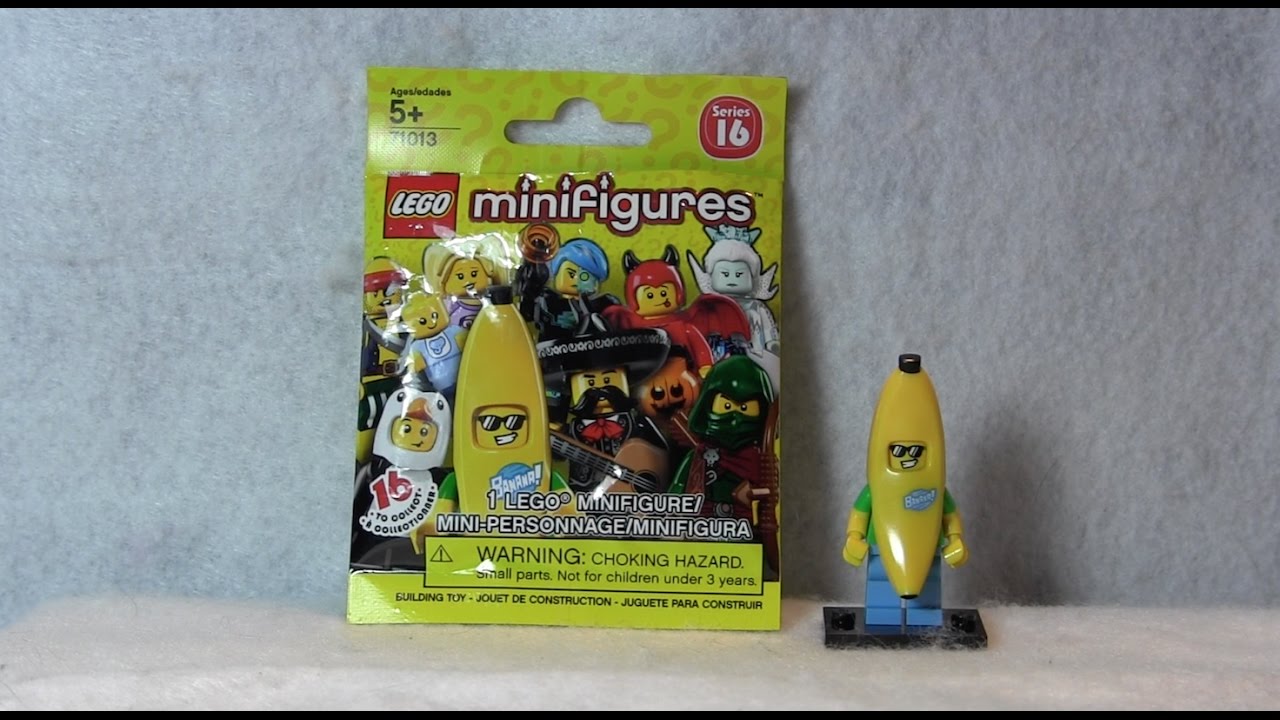 LEGO Banana Guy Minifigure 71013-15 Series 16 Review - YouTube