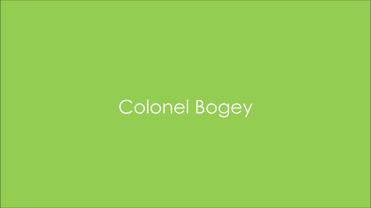 Colonel Bogey Ice Cream Van Chime - YouTube