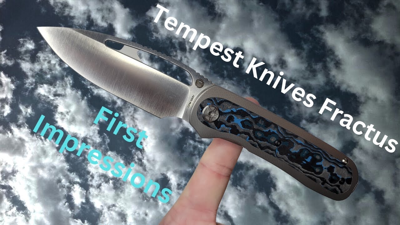 Tempest Knives Fractus Snap First Impressions - DANG! - YouTube