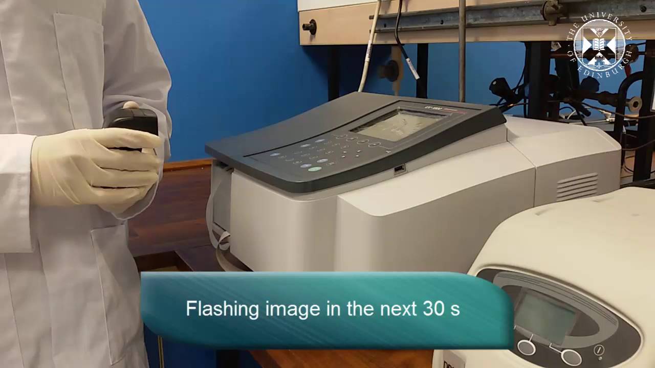 Conducting flash photolysis experiment - YouTube