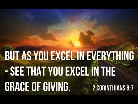 2 Corinthians 8:7-15 - YouTube