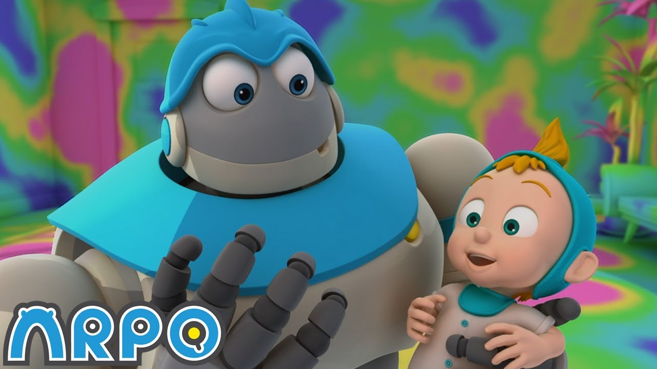 Robot Over The Rainbow | ARPO The Robot | Funny Videos for Kids ...