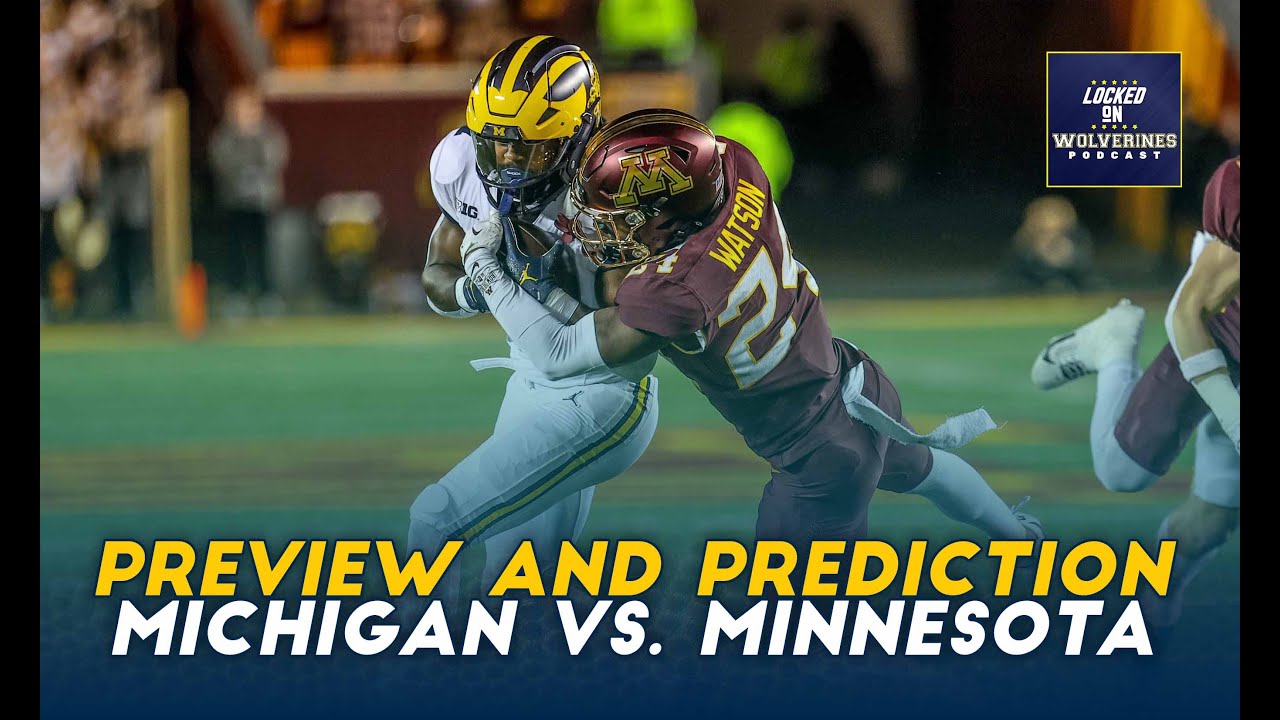 Michigan football vs. Minnesota preview and prediction - YouTube