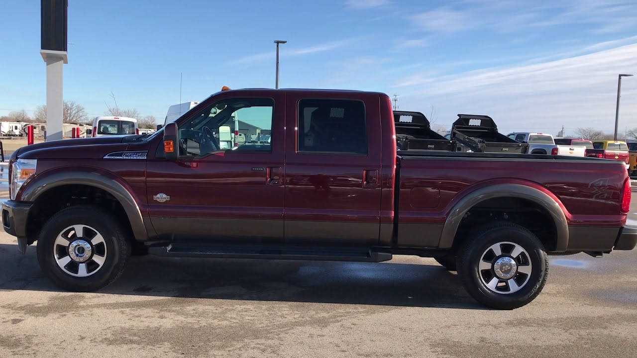 2016 USED FORD F250 CREW KING RANCH POWERSTROKE DIESEL $53,999 SOLD ...