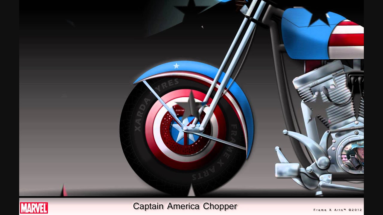 The Avengers Captain America Chopper - YouTube