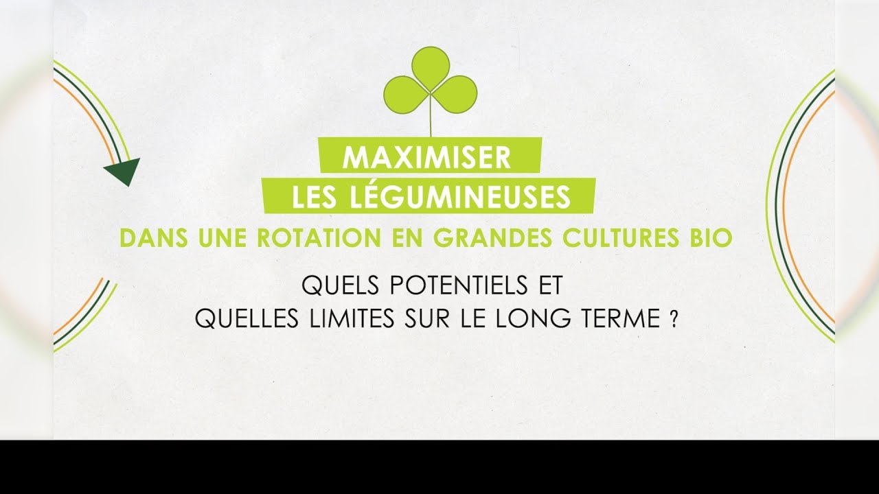 Concevoir une rotation en grandes cultures Bio sans élevage, est-ce ...