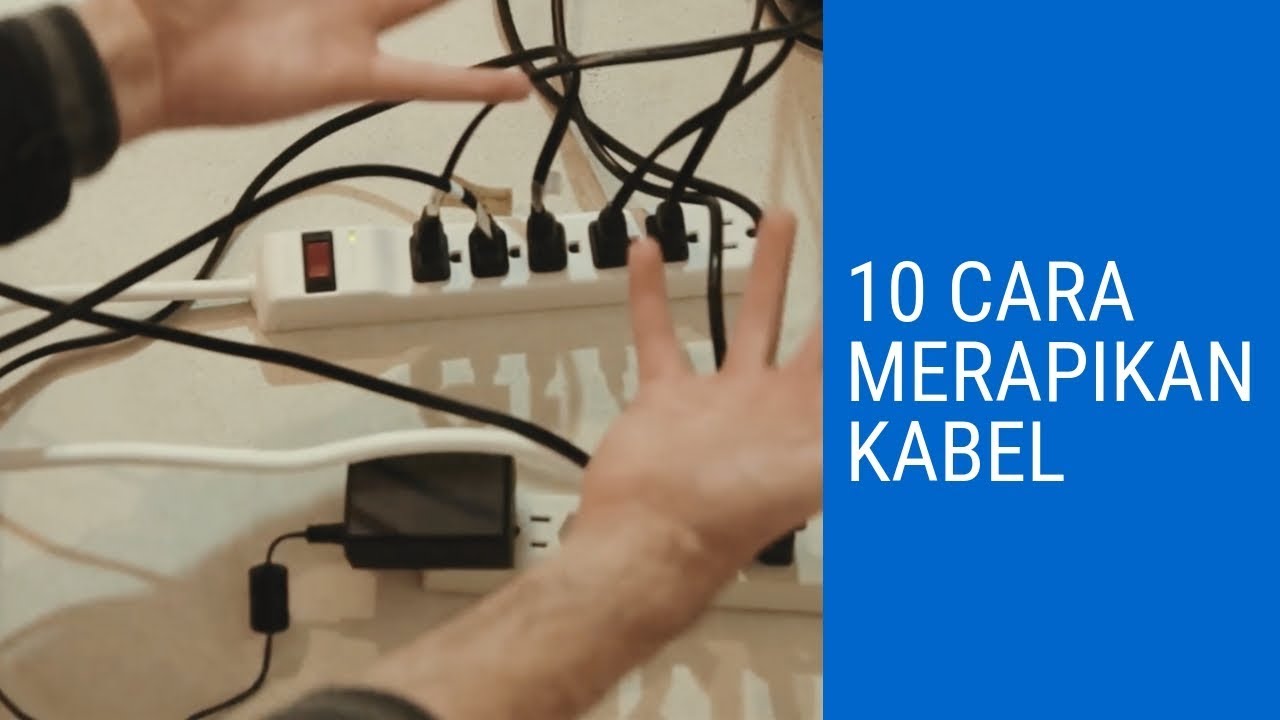 10 Cara Merapihkan Kabel - YouTube
