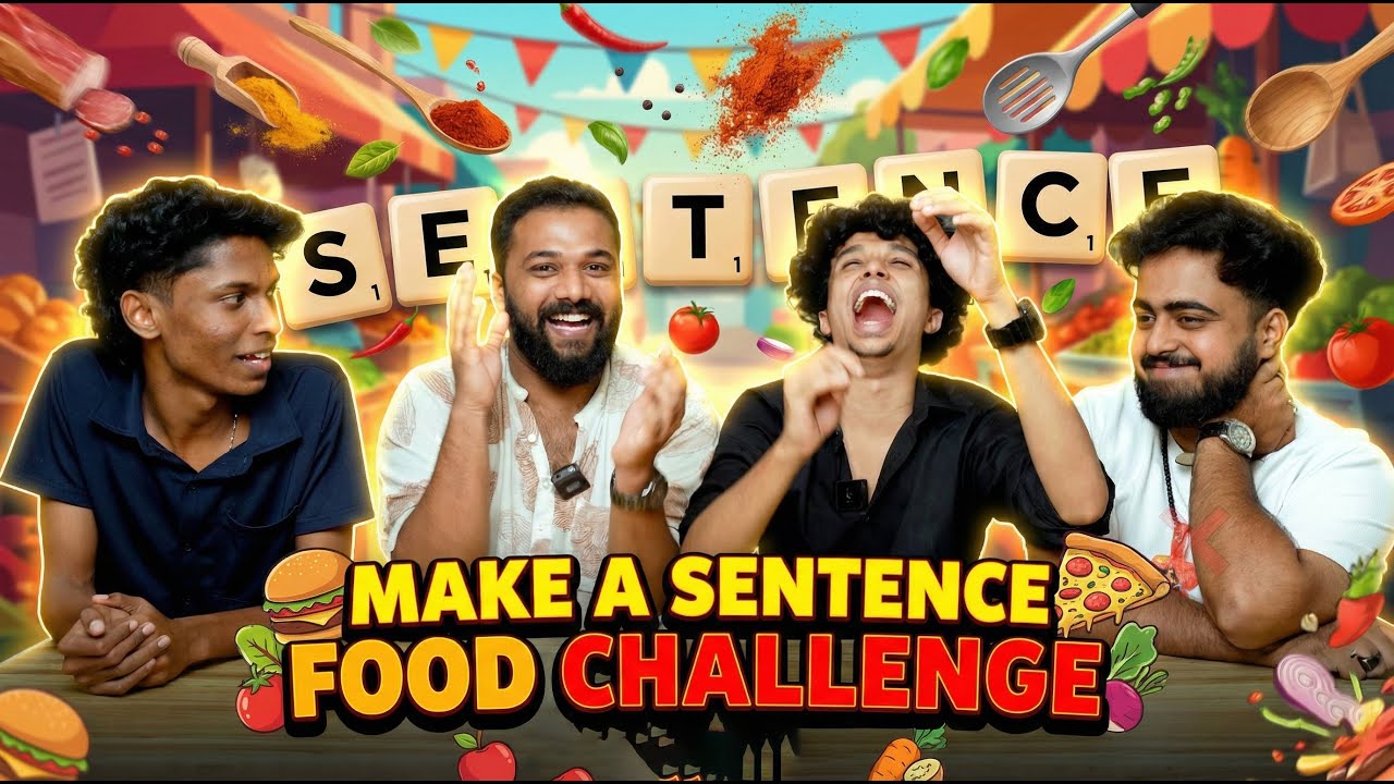 MAKE A SENTENCE FOOD CHALLENGE😂 - YouTube