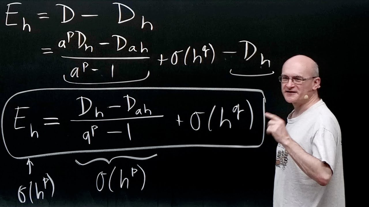 P. Habala, DEN-01e: Numerical analysis – Richardson extrapolation - YouTube