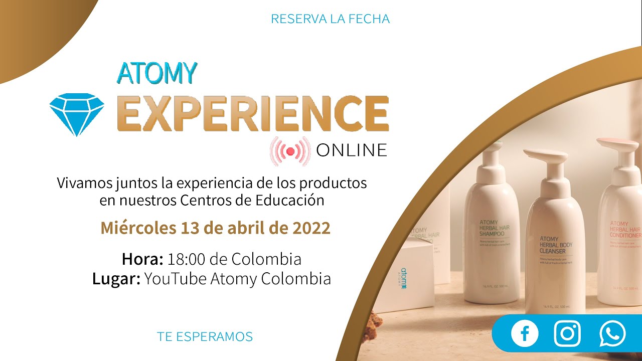 ATOMY COLOMBIA: Atomy Experience Abril 2022 - YouTube