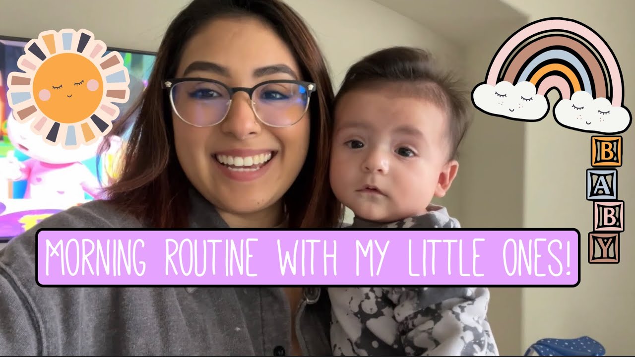 Morning routine with my two little ones! - YouTube