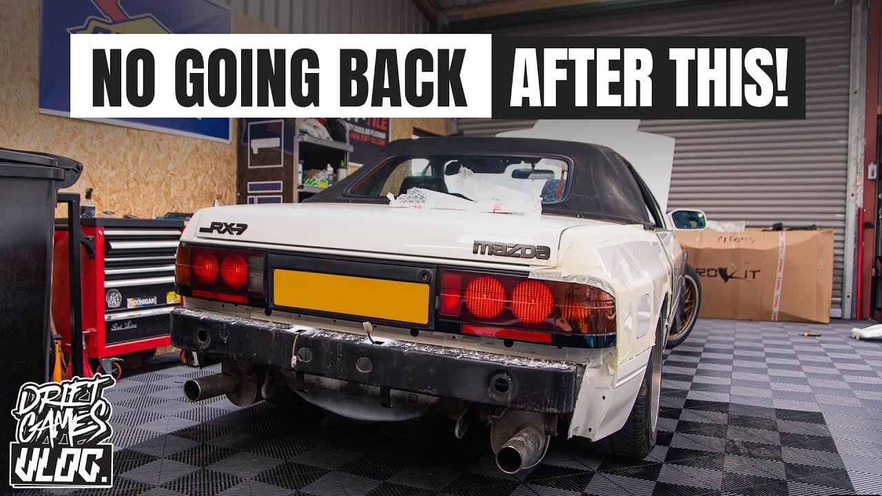 RX7 FC GETS WIDE-BODY AND SSR WHEELS! | ARCHES GET CUT! - YouTube