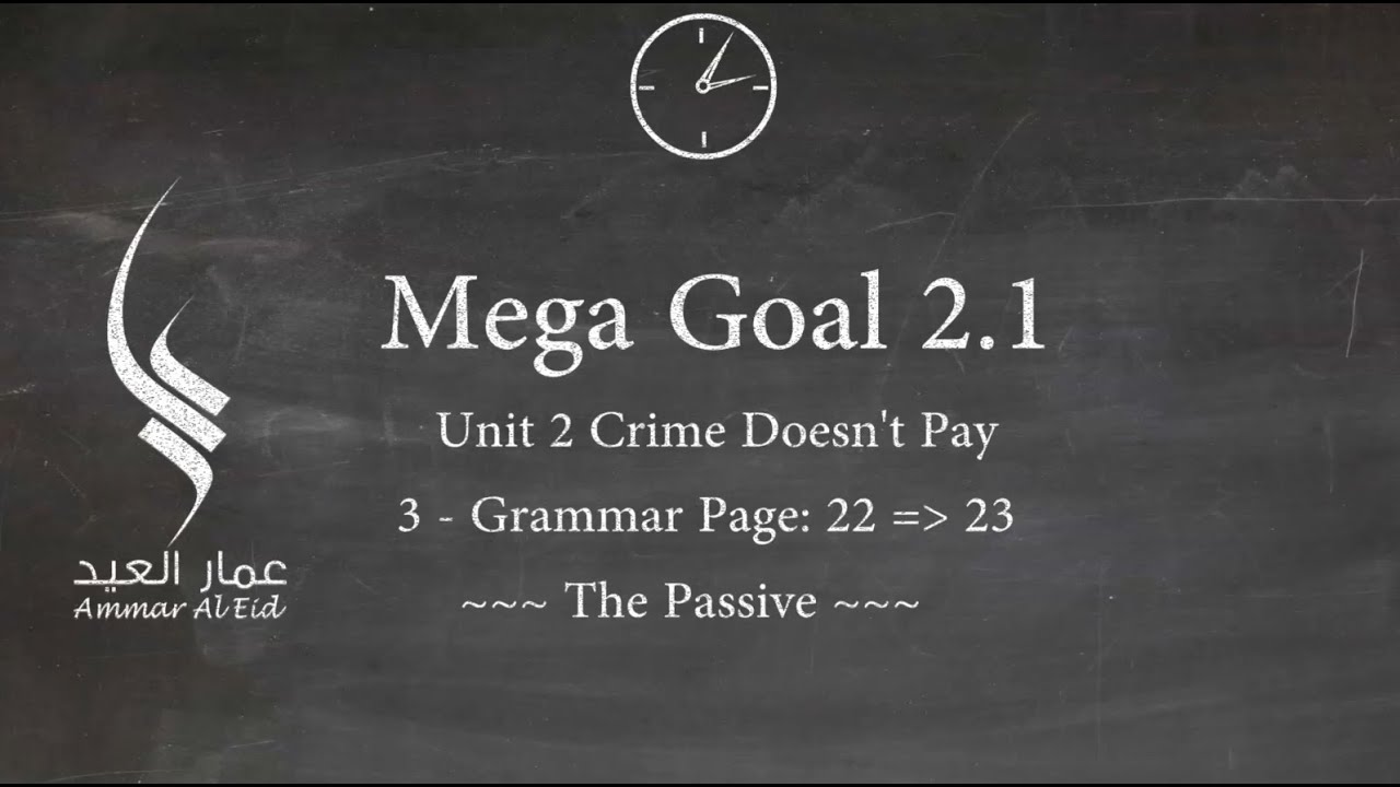Mega Goal 2.1 Unit 2 - Grammar: The Passive - YouTube