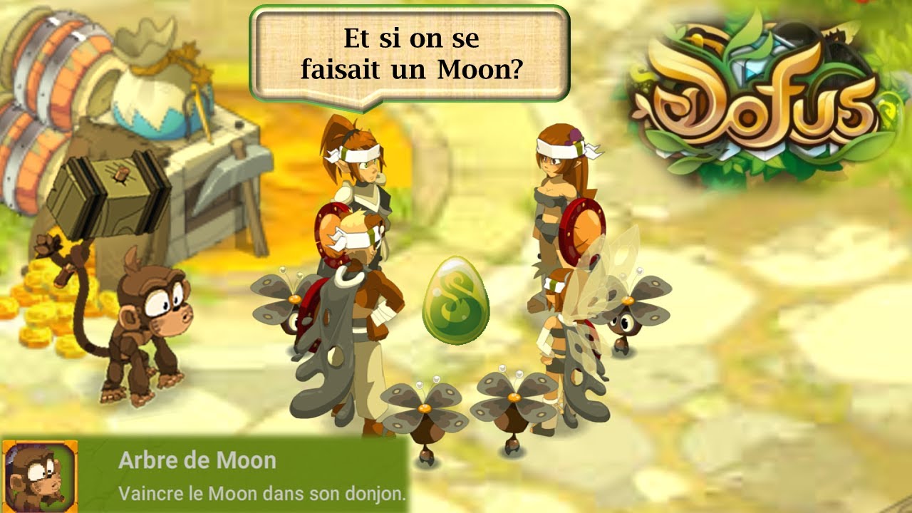 [Dofus] Donjon Moon succès [Spécial] Cra, Panda, Eni, Sadi Team lvl 9X ...