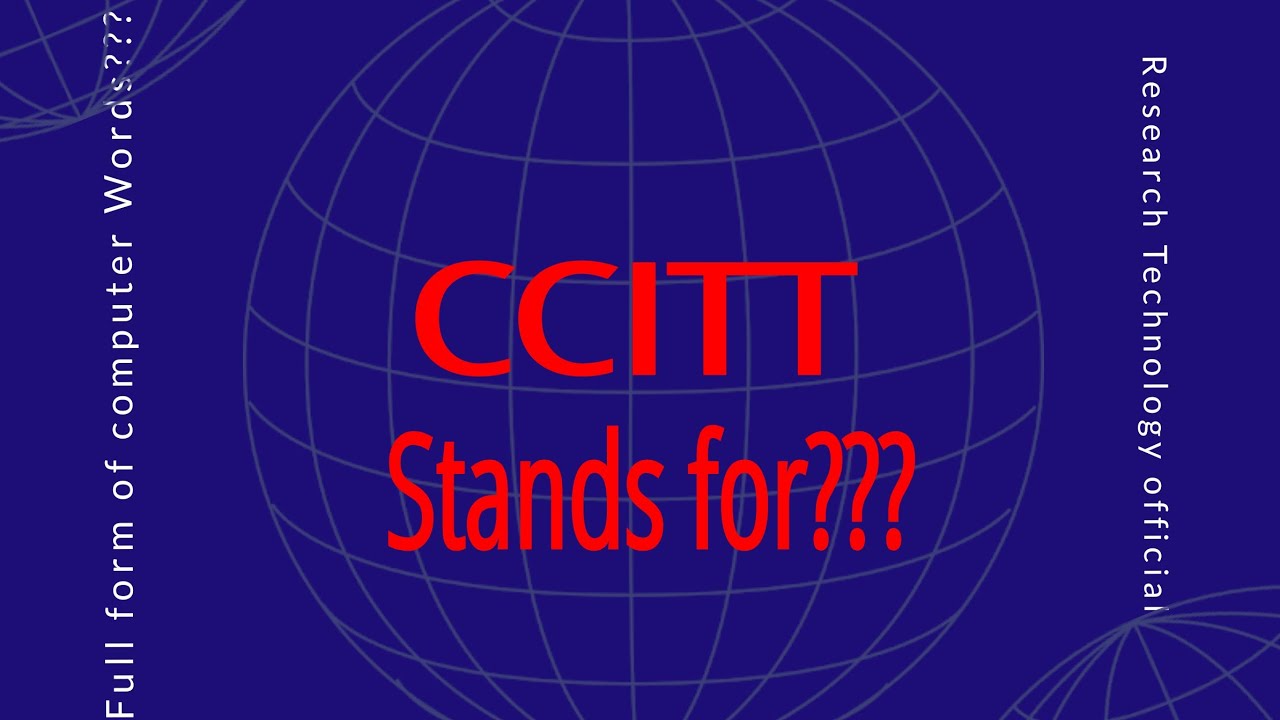 CCITT Stands For In Computer c YouTube ccitt-stands-for-in-computer-c-youtube