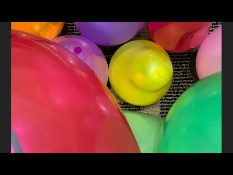 💥✨SATISFYING ASMR COLORFUL BALLOON BLOW & POP COMPILATION..:,!!#poppballons #asmr #satisfying 