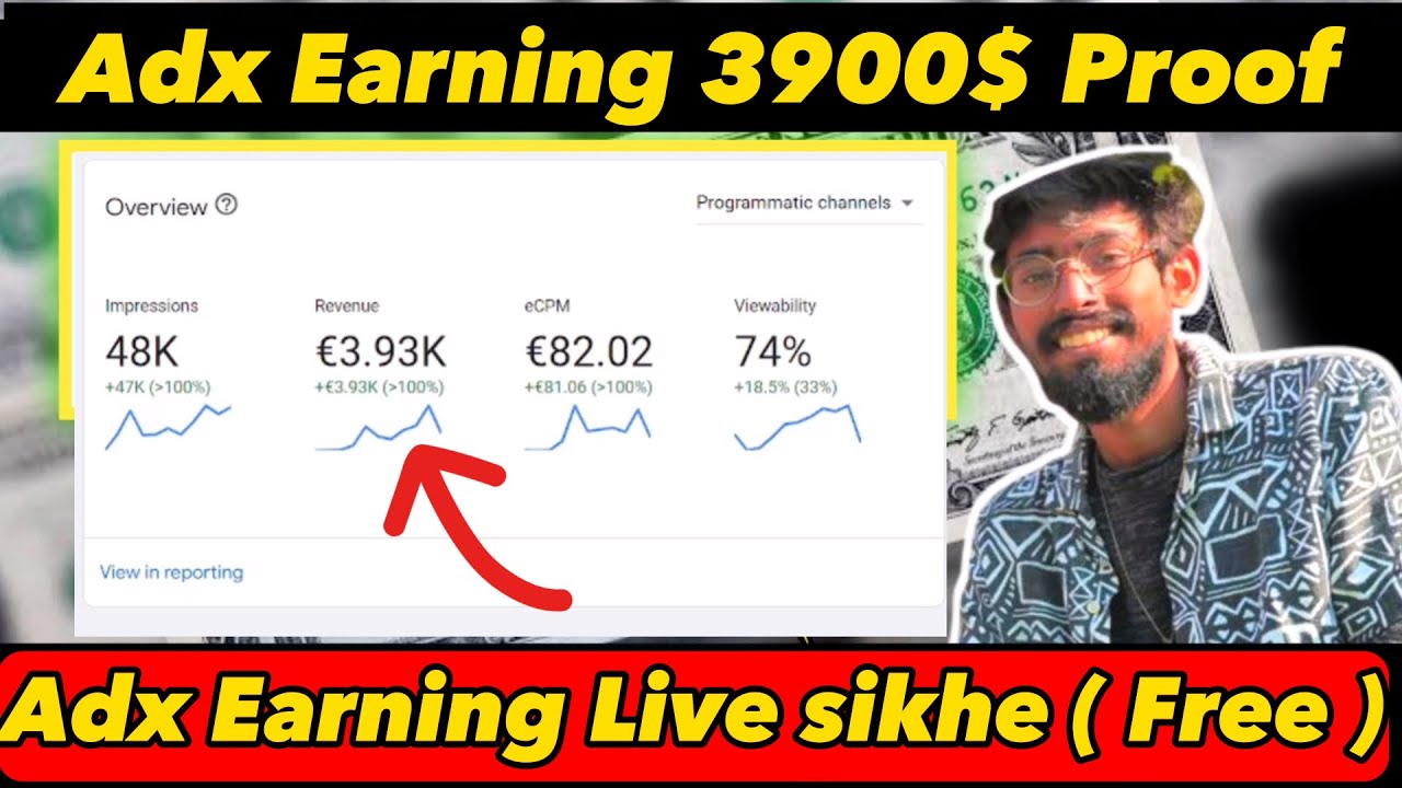 Adx Earning - 3900$ Monthly | Adx Loading Full Course approval - YouTube