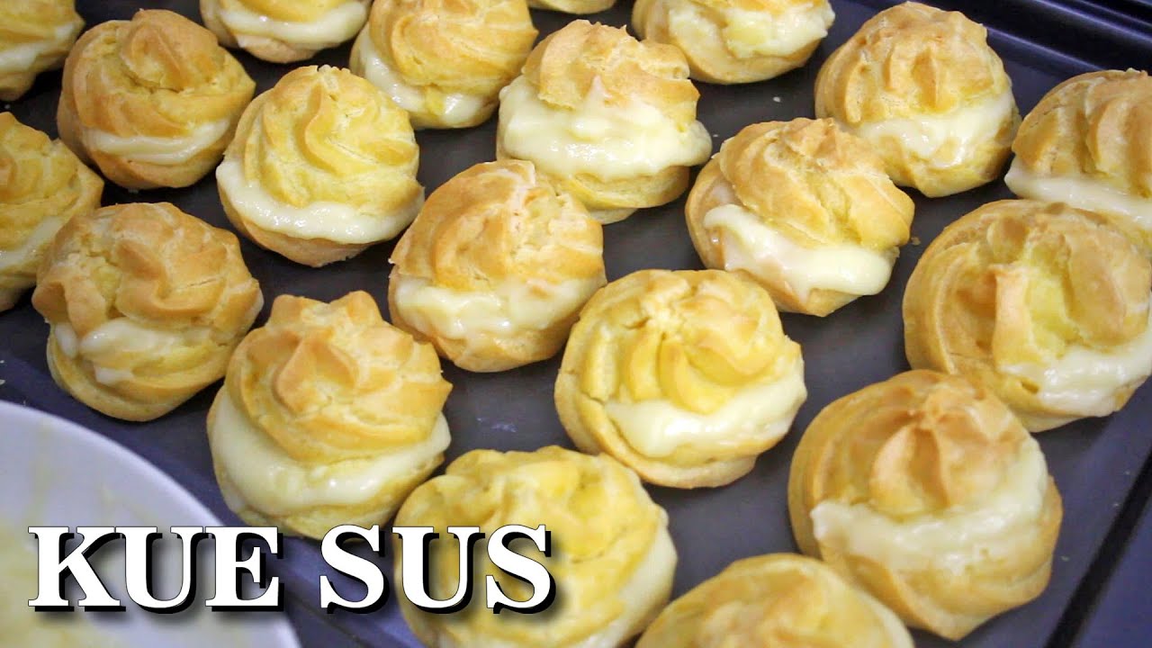 CHOUX PASTRY | Kue SUS (4 Telur Jadi 30 Kue Sus) - YouTube