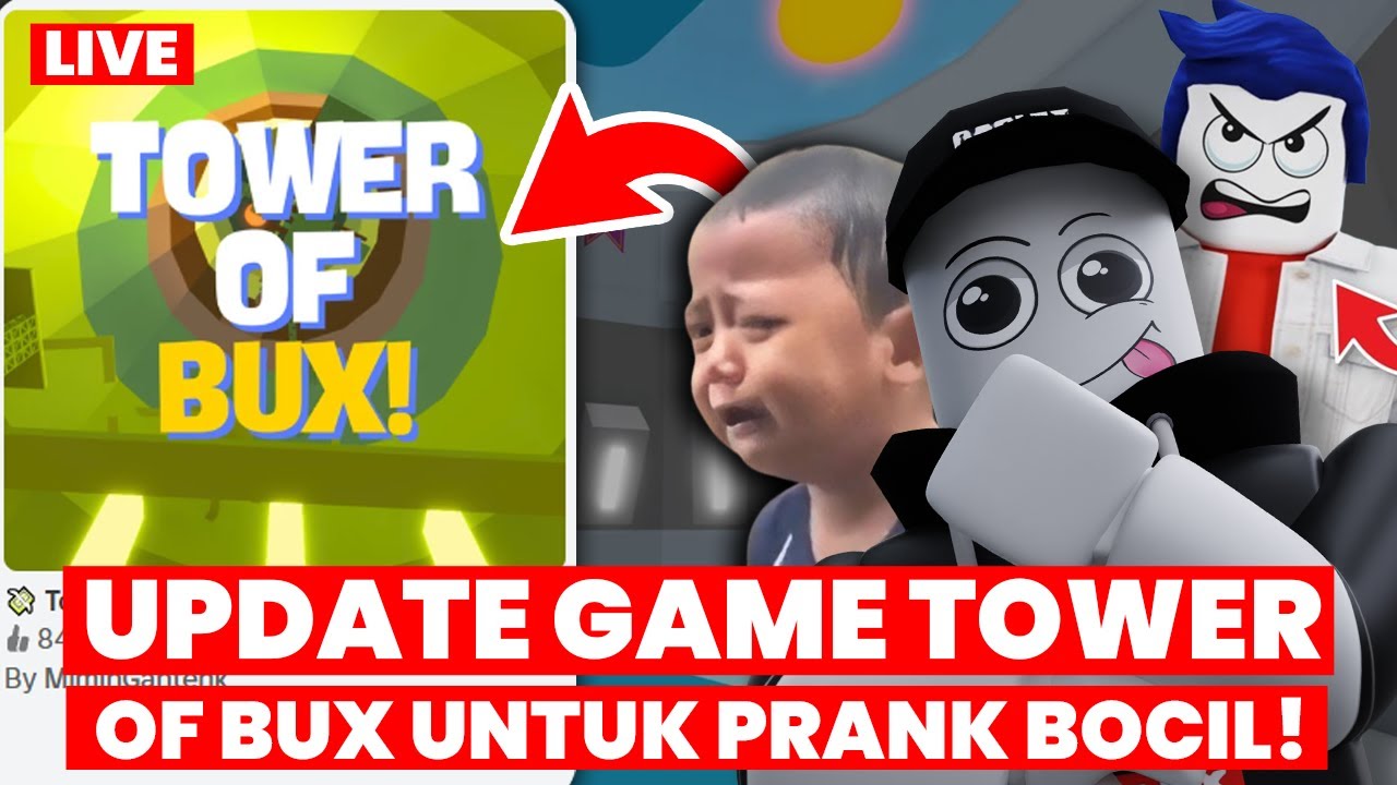 (LIVE) UPDATE GAME PRANK UNTUK AKUBOCIL!!! DI ROBLOX - YouTube
