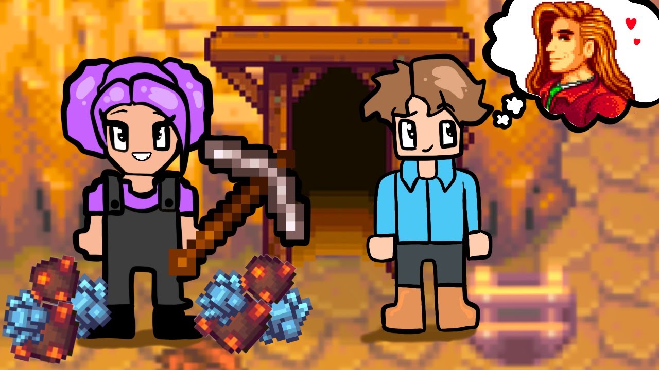 Stardew Valley : Mining & Romance - YouTube