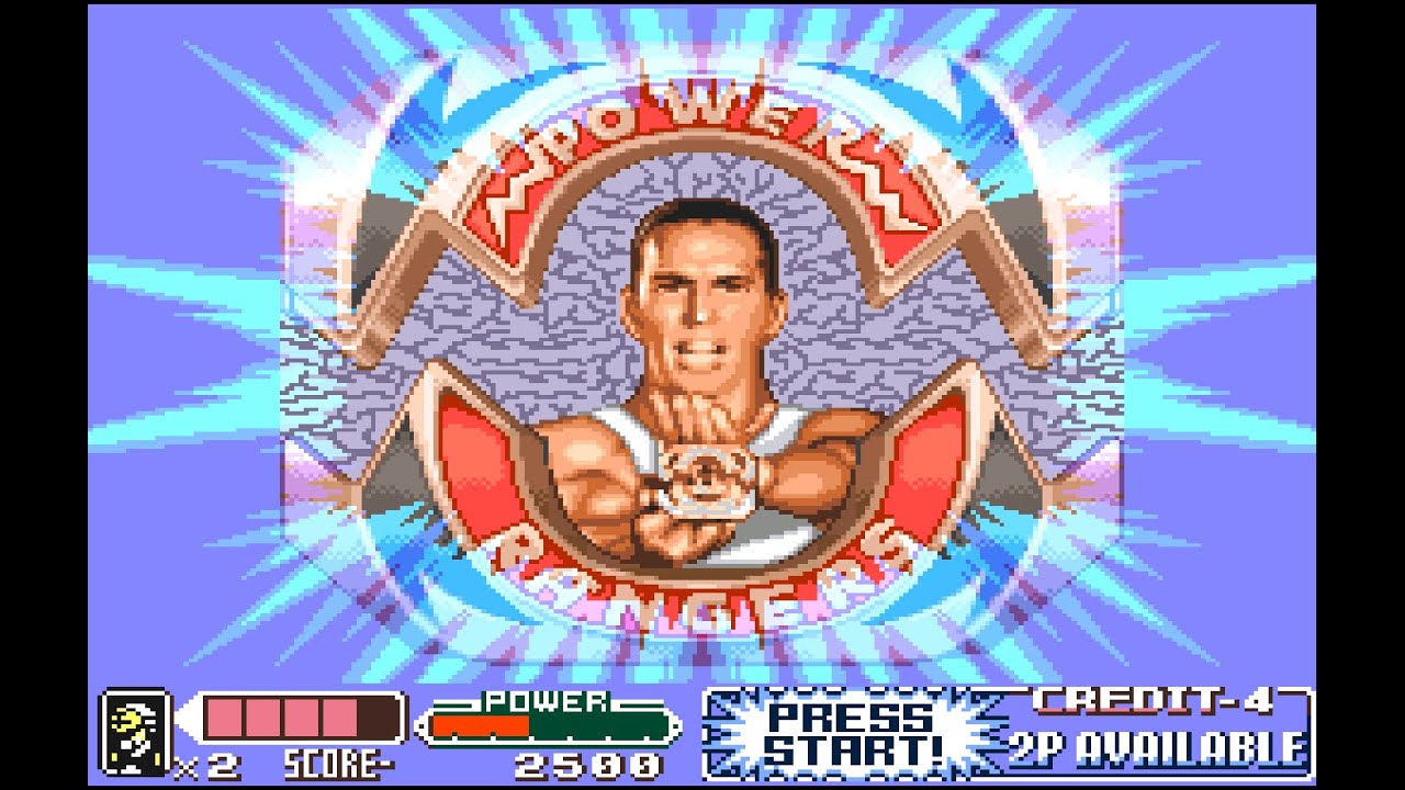 So I found this Power Rangers game - YouTube