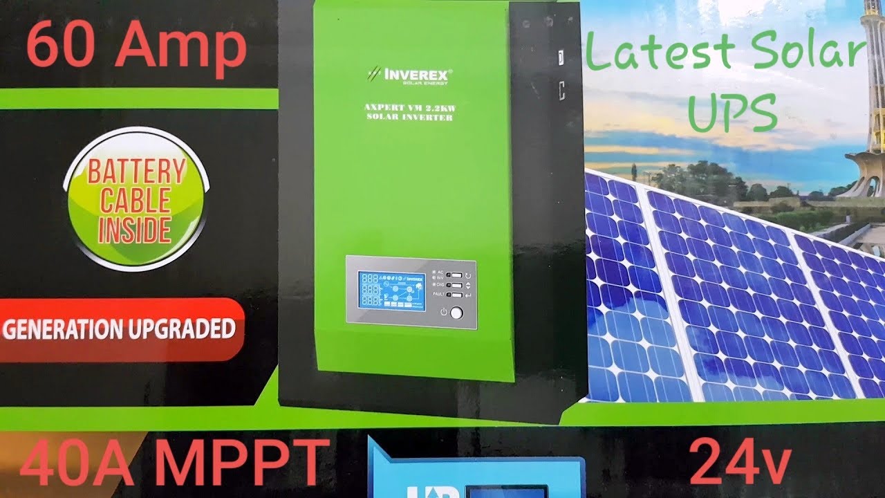 Inverex Axpert VM 2.2KW Solar Inverter | Unboxing | Solar Performance ...
