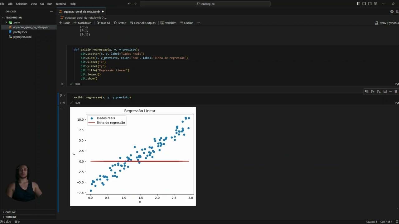 Python - Regressão Linear (Equação Geral da Reta + Scikit Learn) - YouTube