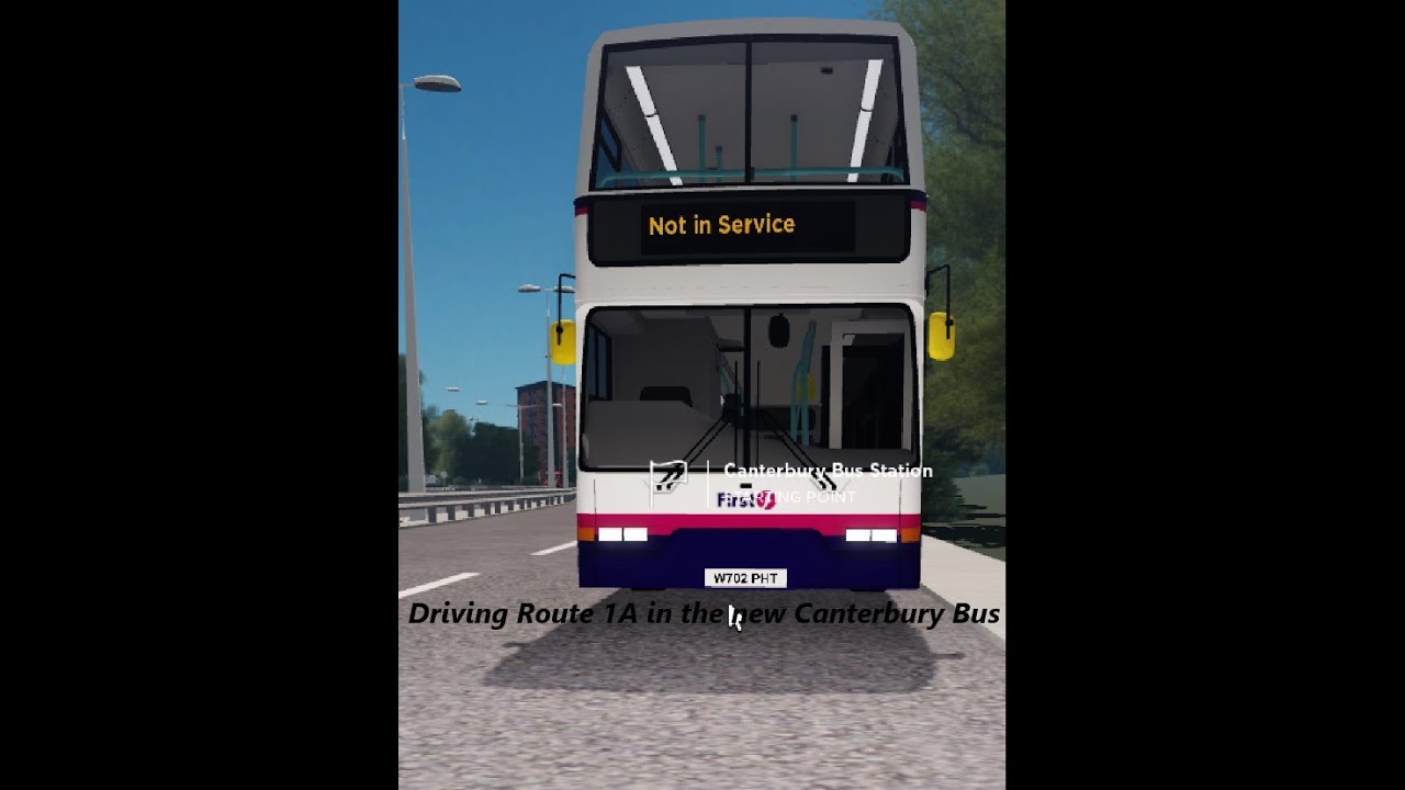 Driving Route 1A in the new bus on CANTERBURY V4.1 (ROBLOX) - YouTube
